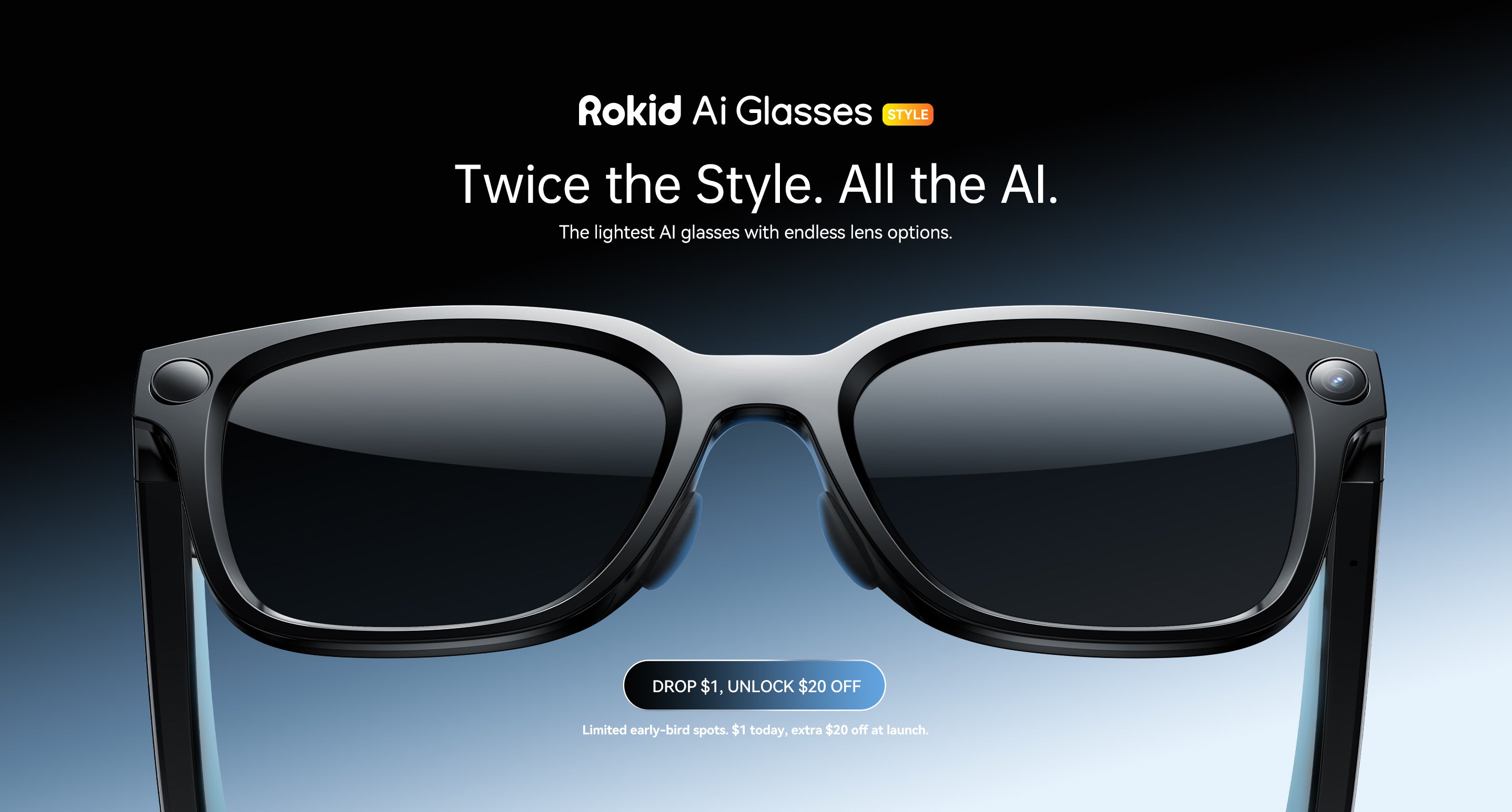 38.5g Ultra-Light AI smart glasses - Rokid - Rokid