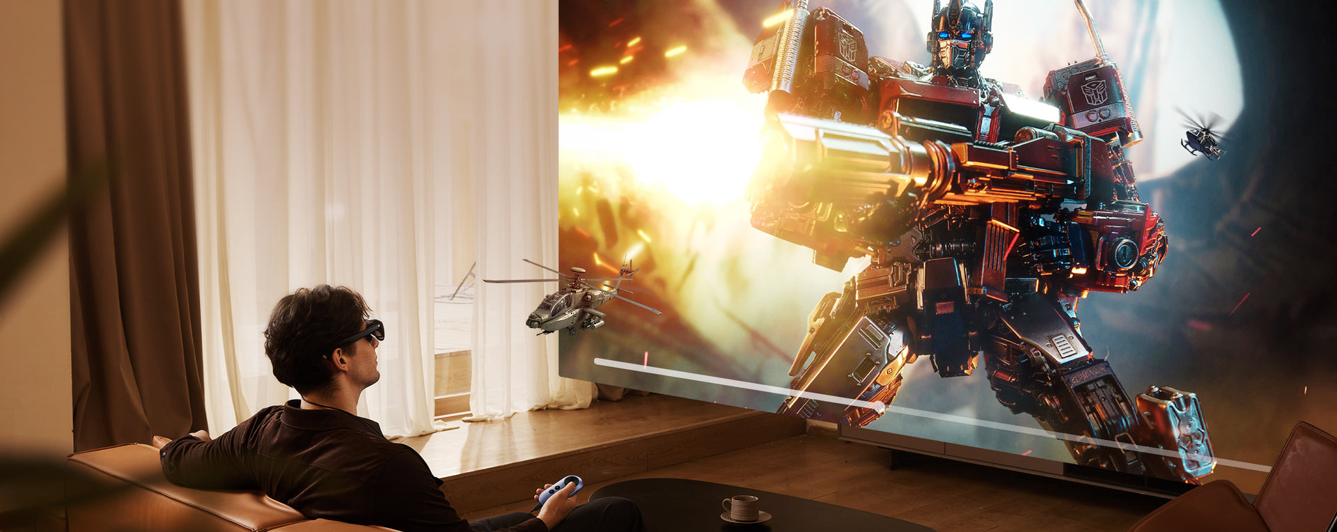 TV AR Glasses | 0-600° Built-in Myopia Adjustment - Rokid - Rokid