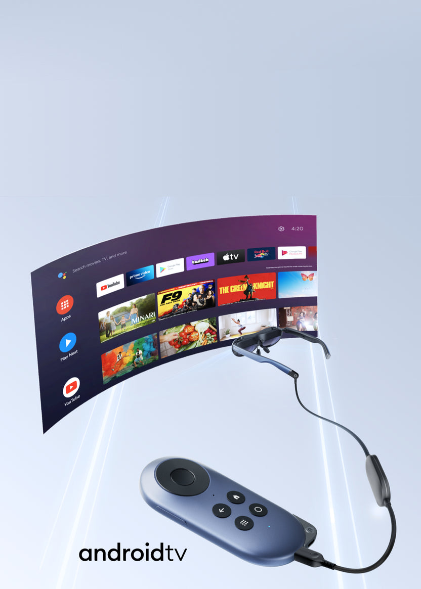 Rokid Max High Tech Glasses + Rokid Station Android Streaming Box - Rokid